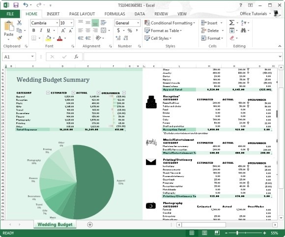 Wedding Budget Calculator Template For Excel