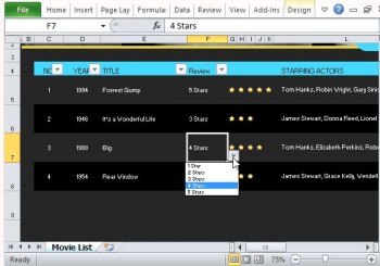 Movie List Maker for Excel