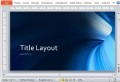 Business Blue Tunnel PowerPoint Template
