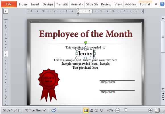 Employee Of The Month Download Best Professionally Designed Templates