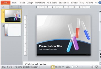 PowerPoint Templates With Test Tube Shapes