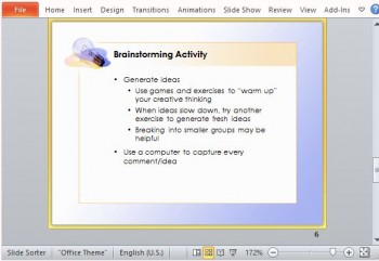 Brainstorming Presentation Template for PowerPoint
