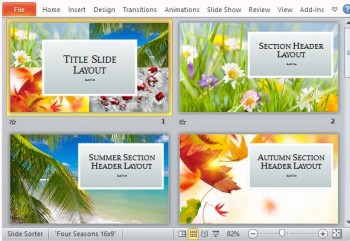 Four Seasons PowerPoint Template