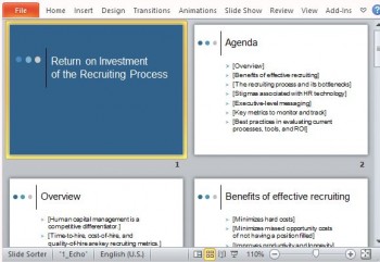 Return On Investment (ROI) PowerPoint Template