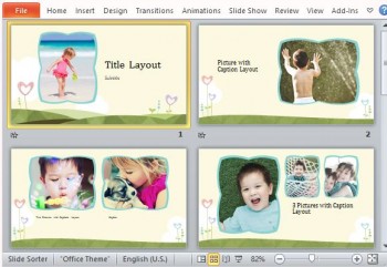 PowerPoint Photo Album Template