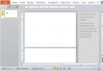How To Display PowerPoint Slides in Tabs
