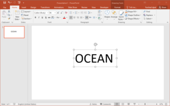 How to Add Image as Text Background in PowerPoint