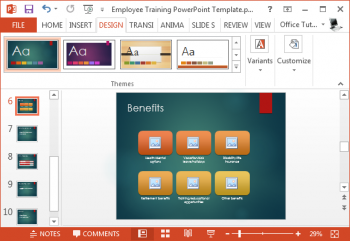 Free Employee Training Presentation Template for PowerPoint