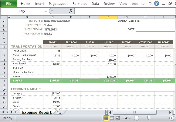 Day To Day Expenses Excel Sheet MS Excel Templates