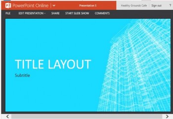 Building Wireframe Design for PowerPoint Online