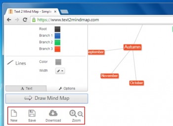Create Mind Maps Online for Presentations with Text 2 MindMap