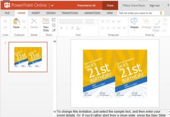 How To Create Printable Birthday Invitations in PowerPoint
