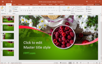 Free Fruit PowerPoint Templates