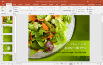 Free Healthy Food PowerPoint Templates