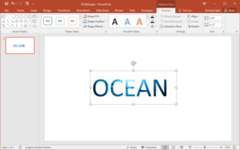 How to Add Image Inside Text in PowerPoint