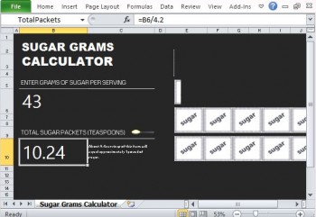 Free Excel Template for Calculating Sugar Intake