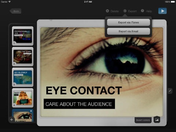 Make slides like PowerPoint on iPad jpg