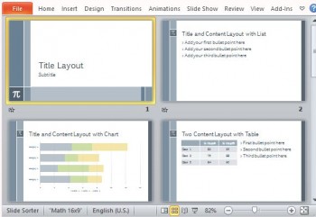 Math PowerPoint Template