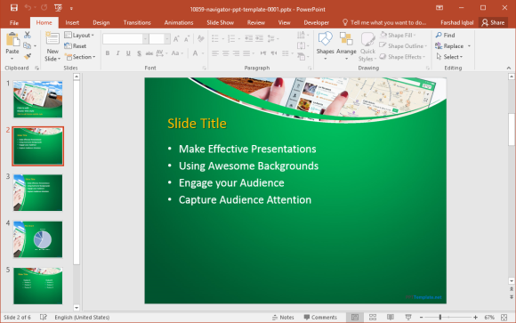 Navigator PowerPoint Template