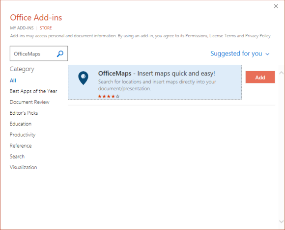 Insert Precise Maps in PowerPoint with OfficeMaps