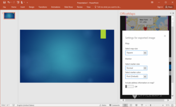 Insert Precise Maps in PowerPoint with OfficeMaps