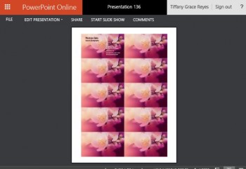 Simple Business Cards Maker Template for PowerPoint