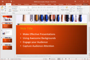 Free Tools PowerPoint Template