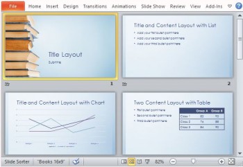 Bookstack PowerPoint Template