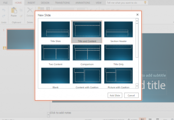 Depth Template for PowerPoint Online