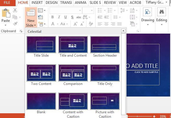 Celestial PowerPoint Template Celestial PowerPoint Template