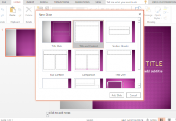 Opulent PowerPoint Online Template