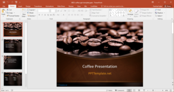 Free Coffee PowerPoint Template