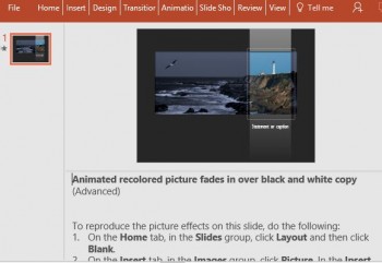 Free Animated Picture Fade Effect Template for PowerPoint