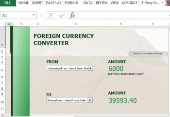 Currency Converter for Excel