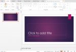 Free Purple Ion PowerPoint Template