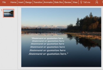 Free Quotation PowerPoint Template
