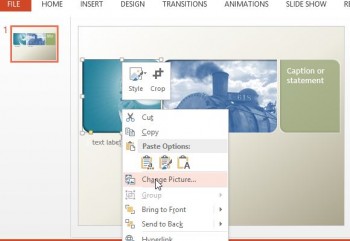Free Caption PowerPoint Template