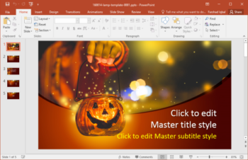 Free Halloween PowerPoint Template