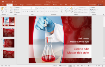 Free Laboratory Analysis PowerPoint Template
