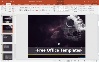 Free Star Wars PowerPoint Template