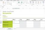 Free Excel Templates for Making Group Schedules
