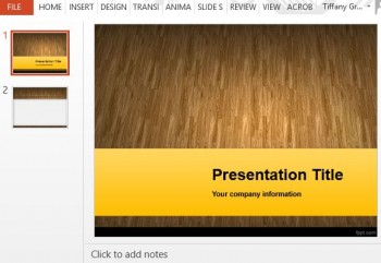 Wood Design PowerPoint Templates