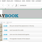 Logbook Template Archives