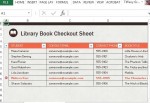 Library Checkout Spreadsheet for Excel