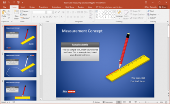 Free Measurement PowerPoint Template
