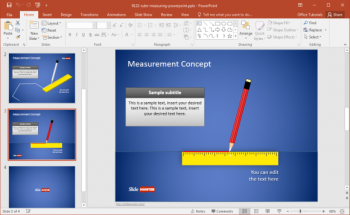 Free Measurement PowerPoint Template