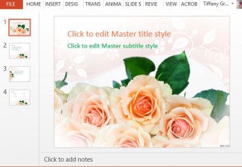 Free Rose PowerPoint Templates