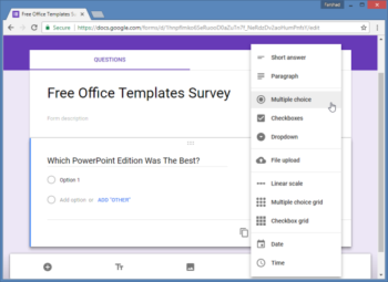 How to Create a Survey using Google Forms