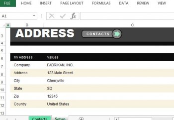 Customer Contact List Excel Template