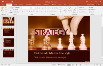 Free Strategy PowerPoint Template